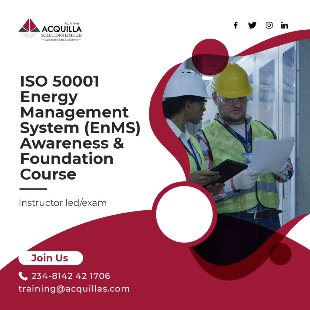 ISO 50001 Energy Management System (EnMS) Awareness/Foundation Course ...